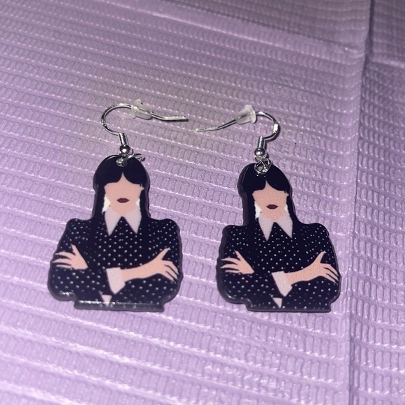 Jewelry | Wednesday Addams Earrings | Poshmark